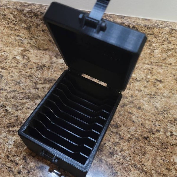 Minidisc Case With Latching Lid | Holds 10 Discs | Storage/holder/box ...