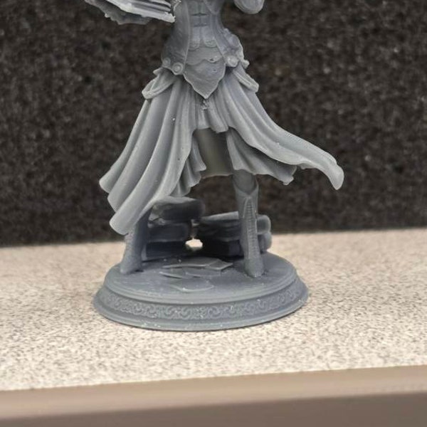 Dnd Female Fighter Barbarian Shapeshifter Werebear Unpainted Miniature ...