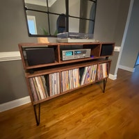 The Modern Hi-fi Stereo and Record Player Credenza Console - Etsy Canada