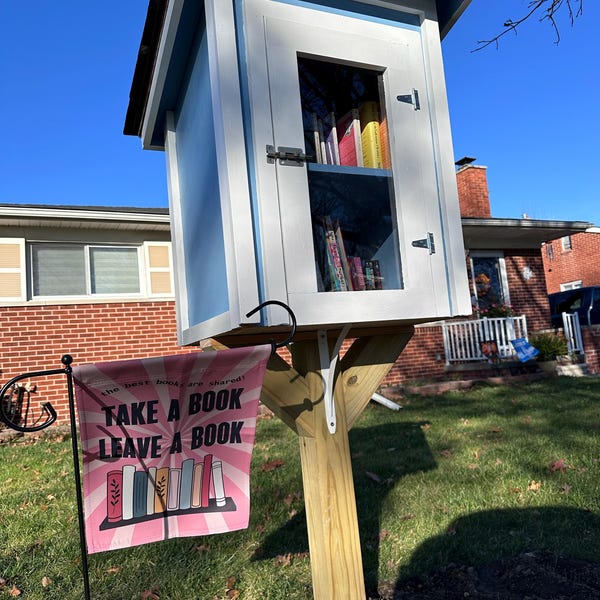 Free Library Yard Flag, Take a Book Leave a Book, Reading Garden Flag ...