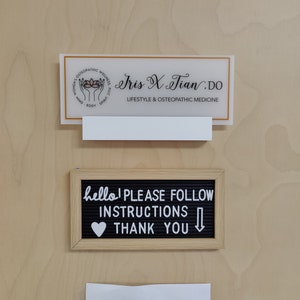 Desk Name Plate Office Supply Personalized Secretary Sign Gift | Etsy