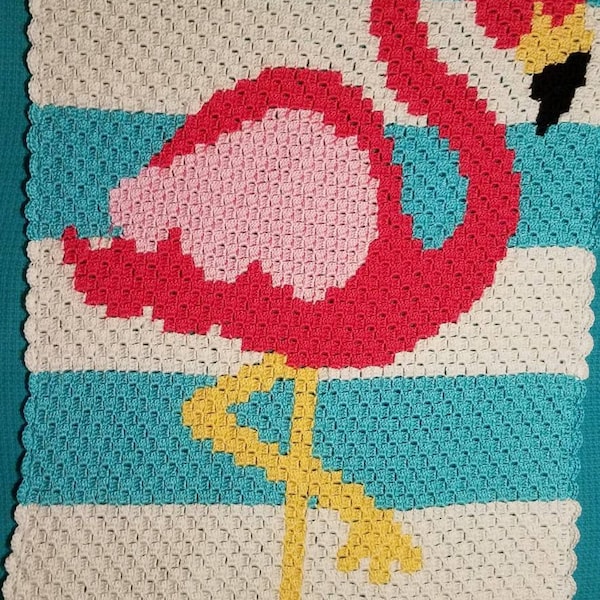 INSTANT DOWNLOAD - Flamingo - Crochet Graph - Crochet Pattern ...