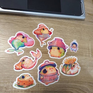 Tea Sommelier Frog Sticker Vinyl Waterproof Sticker Cute Sticker Tea ...