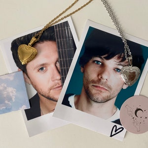 One Direction Locket, One Direction Necklace, Louis Tomlinson Locket ...