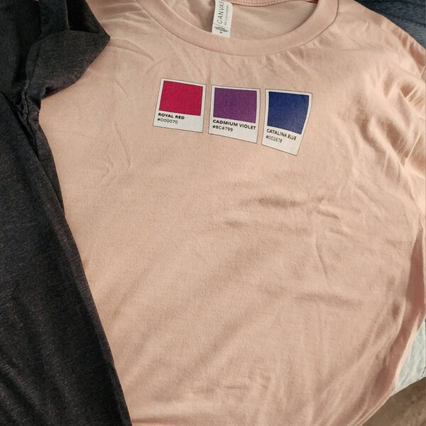 Color Palette Bisexual Shirt, Bisexual, Bisexual Pride, Bisexual Gifts ...
