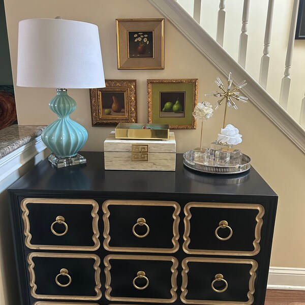 Drexel Captiva Cane Faux Bamboo Dresser - Etsy