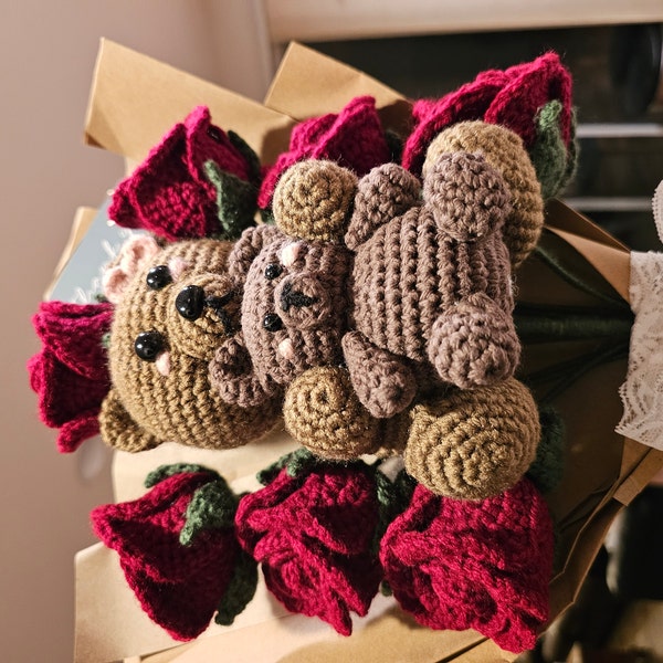 Super Cute Hand-made/crochet Concha Bouqet With Lacy Bow! Perfect for ...