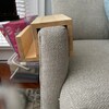Functional Wood Armrest Table, Couch Arm Rest Table With Magazine Stand ...