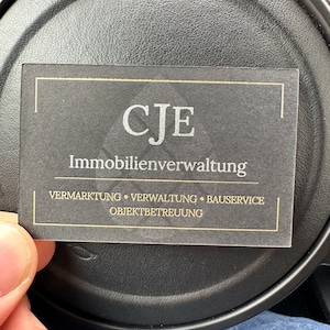 100 Luxury Gold Foil Business Cards Design and Print, QR Calling Cards ...