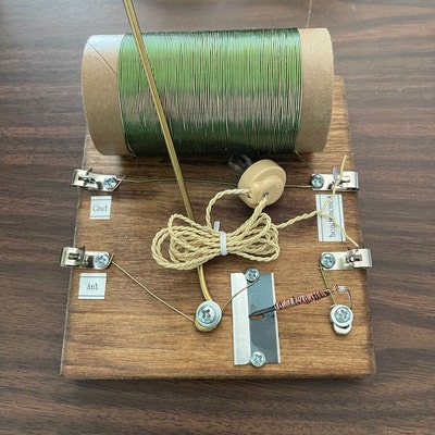 Dunwoody High Performance Crystal Set Radio Kit With Earphone - Etsy