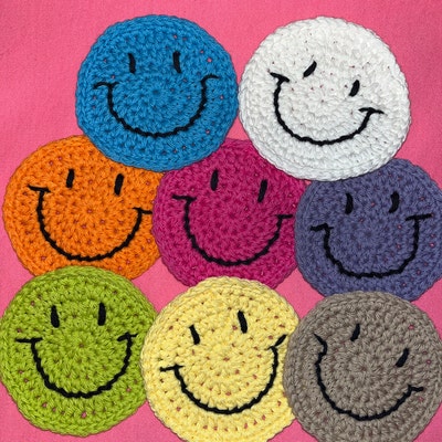 Smiley Face Coasters Happy Face Coasters Funny Face Coasters Imoji ...