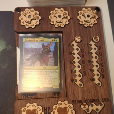 Cute Vampire and Werewolf Tokens Wooden RPG DND 5e Gaming and Board ...