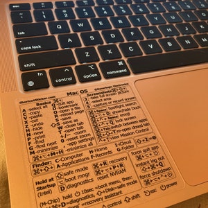 Word/excel for Mac Quick Reference Guide Keyboard Shortcut - Etsy