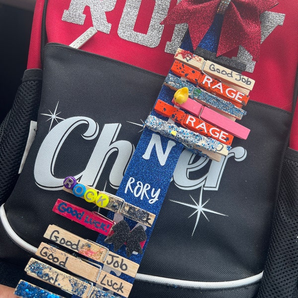 Pin Me Ribbon Pin Me Cheer Pin Bag Tag Team Gifts Competition Pin Me ...