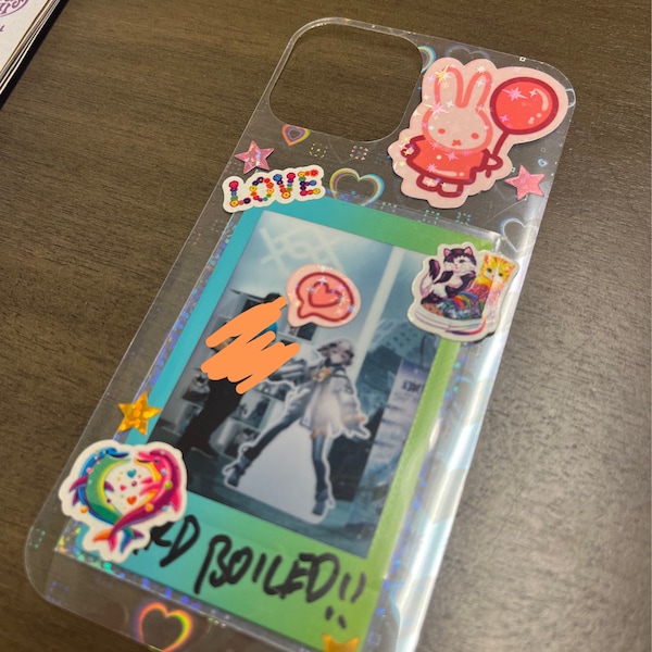 Phone Deco Card, Clear Phone Background Card, Phone Backing Card, Clear ...