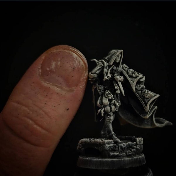 Dark Elf Warrior Miniatur | Fighter Varik Dun Ate | Tabletop Spiele ...