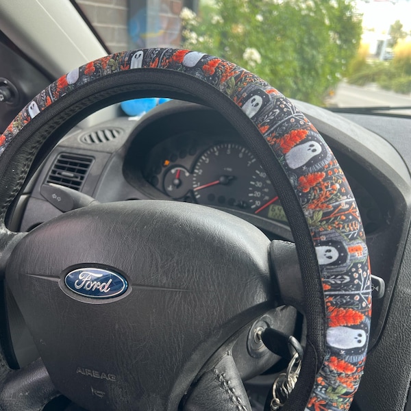 Tooled Leather Pattern Steering Wheel Cover - Etsy