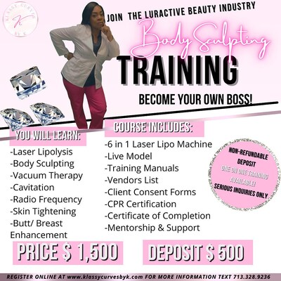 DIY Body Contouring Training Flyer Body Contouring Academy - Etsy