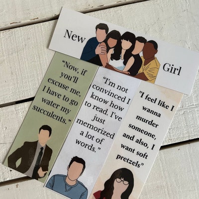 Romcom 90's Movie Bookmarks - Etsy
