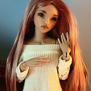 Custom Doll Wig for Minifee Dolls tan Caps - Etsy