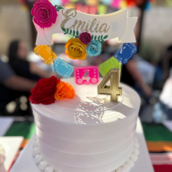 Silly Goose Cake Topper, Our Silly Goose Second Birthday, Floral Geese ...