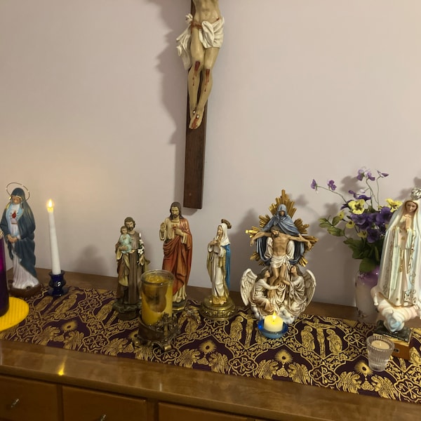 Altar Cloths SET of 6 Liturgical Catholic Christian Home 12.5 X 31 ...