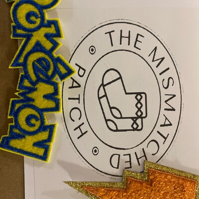 Pokémon Iron on Patch Pokémon Embroidered Patch - Etsy