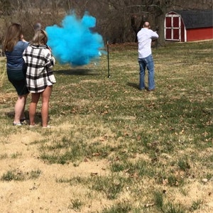 Shooting Target Gender Reveal, Skeet Shooting Targets, XL Hanging ...