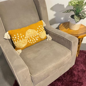 Hand Loom Woven Cotton & Wool Chunky Loops Textured Cushion - Etsy