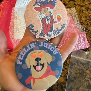 Ole Miss Powder Blue Rebels Game Day Button Ole Miss Spirit Button ...