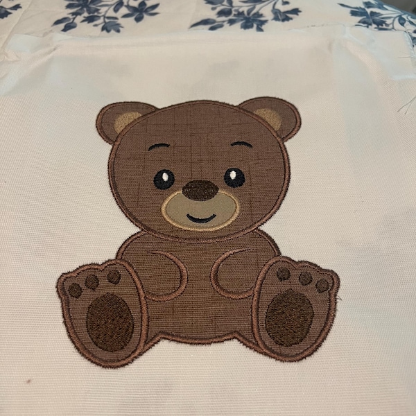 Baby Bear Applique Machine Embroidery Design NO:0510 - Etsy