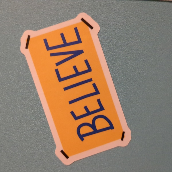 Believe Sticker | Laptop Sticker | Water Bottle Sticker | Motivation ...