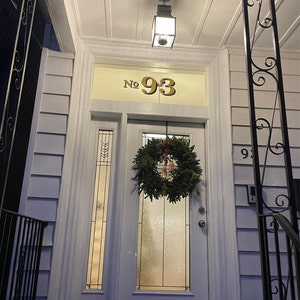 Transom Address Numbers Color Options House Home Building Office Glass ...