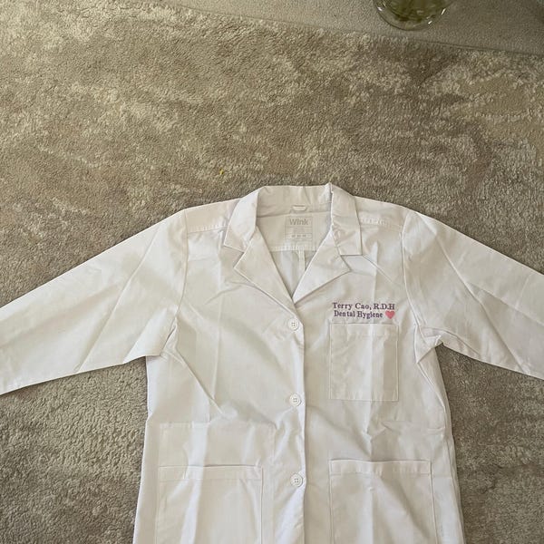 Lab Coats, Embroidered Personalized Lab Coats With Name, Title ...