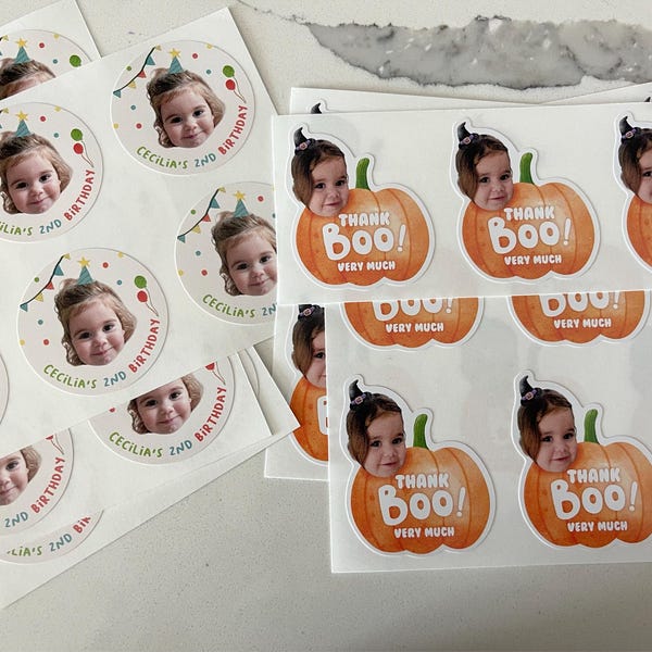 Kids Birthday Sticker｜personalized Birthday Sticker｜custom Kid Birthday ...