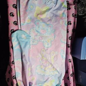 Candy Cemetery Creepy Cute Witch Bear Kawaii Leggings Tights - Etsy