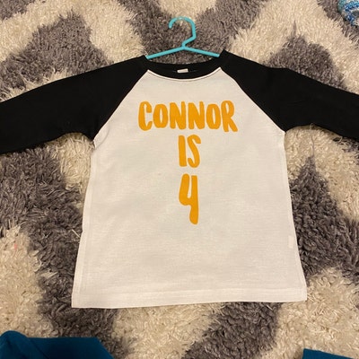 Custom Kid Raglan, Custom Toddler Shirt, Custom Child Raglan ...