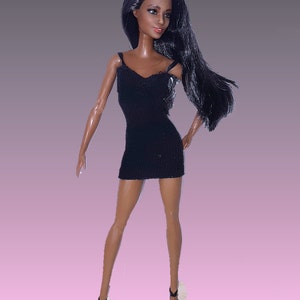 Halter Neck Dolls Prom Dress. 12inch Doll Dress Wedding Dress With Veil ...