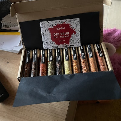 Scharfes Chili Geschenkset bis 700000 Scoville I 5 handverlesene Chilis ...