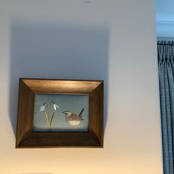 Large Hare Framed Embroidered Textile Art Handmade in the Yorkshire ...