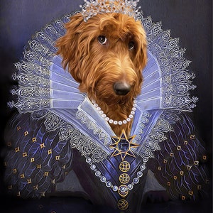 Custom Star Wars Pet Portrait Luke Skywalker Dog Portrait | Etsy