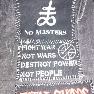 ANTI MUSIC Embroidered Patch Grindcore Mincecore - Etsy