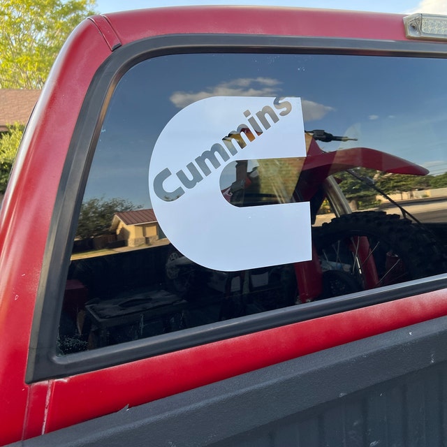 Cummins Window Sticker