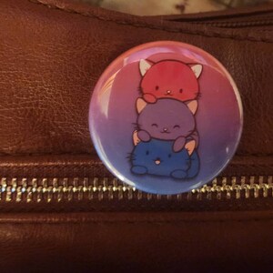 Subtle Pansexual Pride 1.5 Metal Pinback Buttons Pan Flag Colors Subtle ...