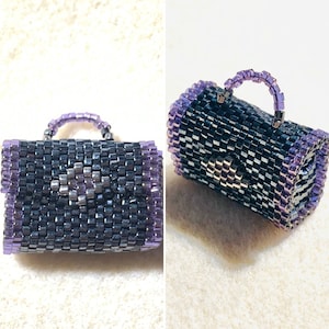 Beading Patterns for Decorative Box, Peyote Bead Pattern Small Box ...