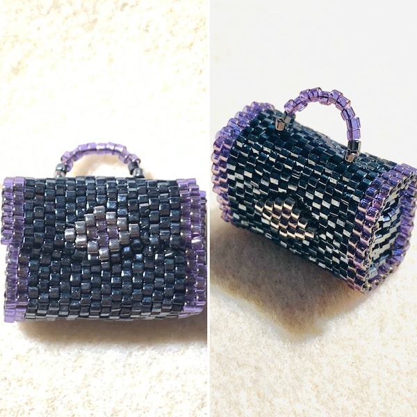 Beading Patterns for Decorative Box, Peyote Bead Pattern Small Box ...