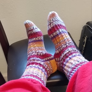 SUNSET STRIPES Patons Kroy Socks Yarn is 1.75oz 166yds Super Fine Weight 1 Sock Yarn. A Blend of ...