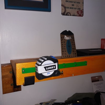 Tape Measure Hanger under Shelf or Wall - Etsy
