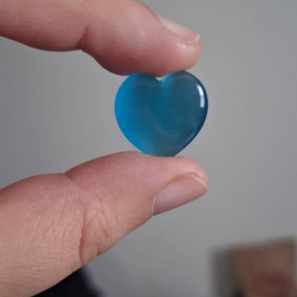 Heart Stone - Heart Flat Gemstones – Healing Stones – Heart Crystals ...