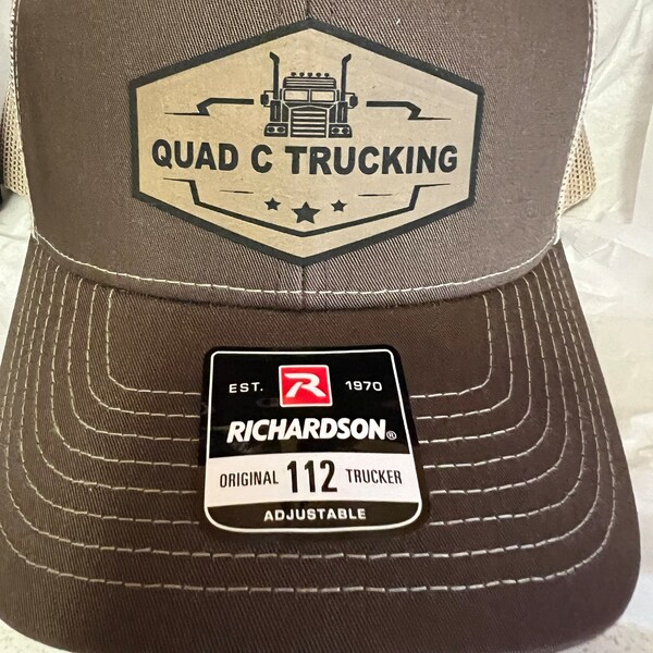 Custom Trucking Company Hats, Personalized Hats, Custom Semi Truck Hat ...